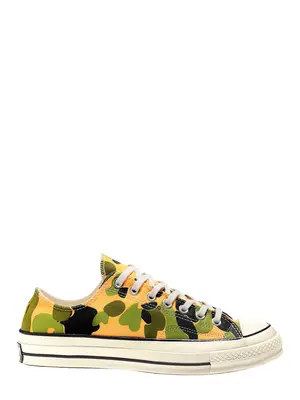 CONVERSE Chuck 70 Archive Print Low Top Sneakers - Gold