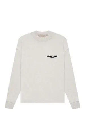 Fear Of God Long-sleeve Tee 'light Oatmeal - Grey