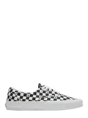 VANS Og Era Lx Checkerboard Logo Sneakers - Black