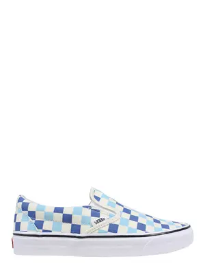 VANS Checkerboard Slip-on Sneakers - Blue