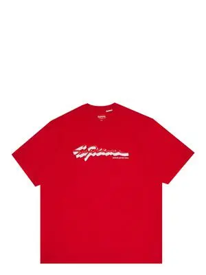 Supreme Shadow Script Short-sleeve Top - Red