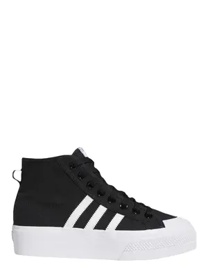 Adidas Nizza Platform Mid Sneakers - Black