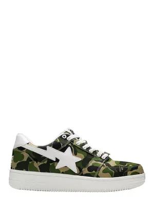 A BATHING APE Bapesta Low 'abc Camo' Sneakers - Green