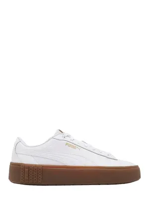 PUMA Smash Platform V2 Gum Sneakers - White