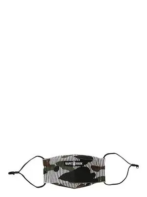 A BATHING APE 1st Camo Stripe Mask - Black