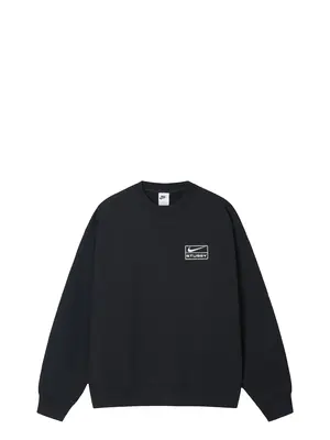 StÜssy X Nike Acid Wash Fleece Crew - Black
