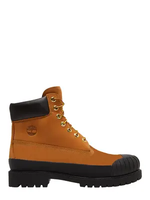 Timberland 6 Inch Premium Rubber Toe Boots - Brown