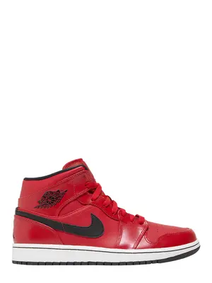 JORDAN 1 Retro Mid High-top Sneakers - Red