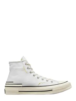 CONVERSE Chuck 70 High Hacked Heel Edge Glow - White