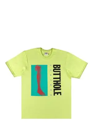 Supreme X Butthole Surfers Leg Tee 'neon Green' Green