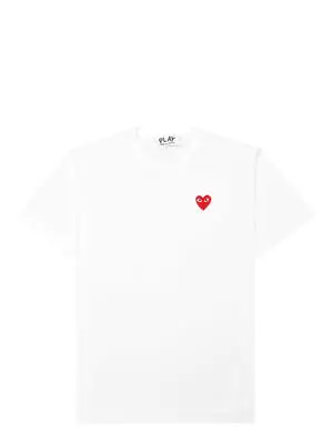 Play Comme Des Garcon Heart T-shirt - White