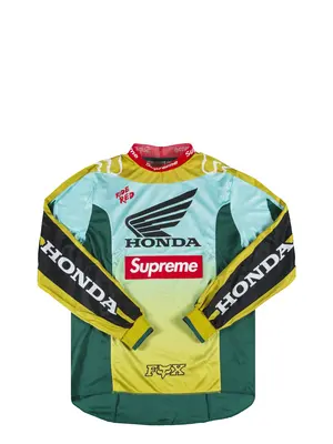 Supreme X Honda Fox Racing Moto Jersey - Green