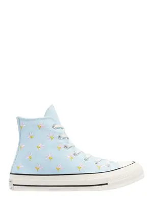 CONVERSE Chuck 70 High Embroidered Floral Print - Blue