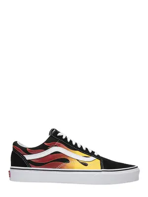 VANS Old Skool 'flames' Sneaker - Black