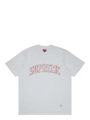 Supreme Sketch Embroidered Short-sleeve Top - White