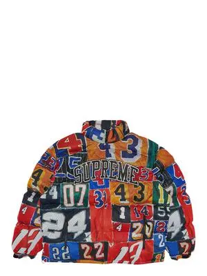 Supreme Mesh Jersey Puffer Jacket - Multicolor