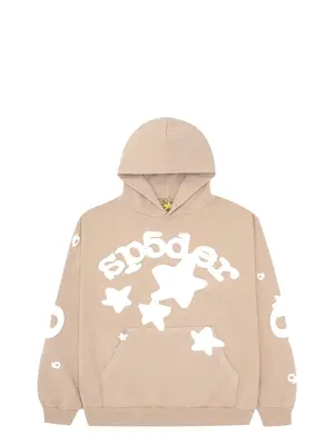 SP5DER Sp5der Beluga Hoodie Tan