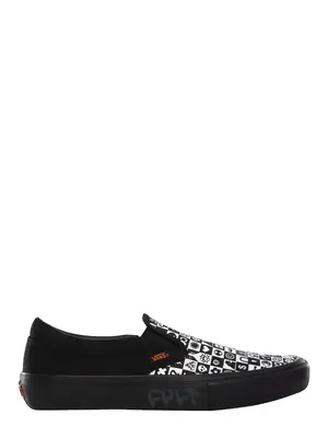 VANS Cult X Slip-on Pro Checkerboard Sneakers - Black