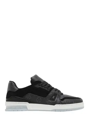 LOUIS VUITTON Trainer Low Monogram - Black
