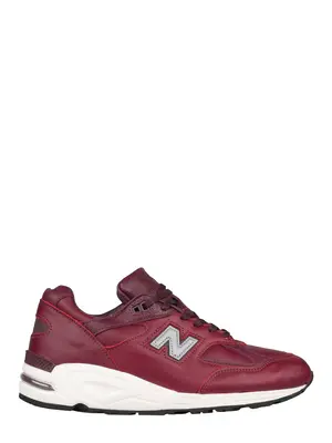 NEW BALANCE Horween Leather Co. X 990v2 Made In Usa - Red