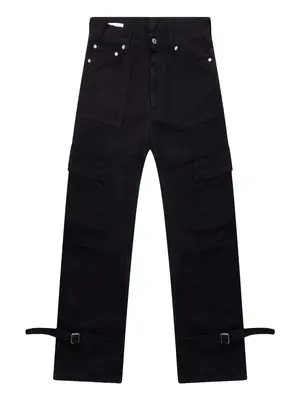 Off-White Wave Off Canvas Cargo Pant - Black