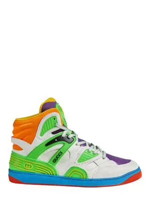 Gucci Basket High Top Sneakers - Multicolor