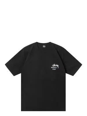 StÜssy X Martine Rose Collage Pigment Dyed Tee - Black