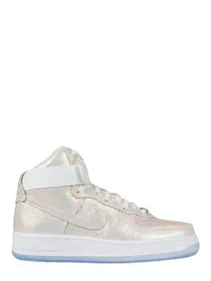 Nike Air Force 1 Hi Prm Qs Iridescent Sneakers - White