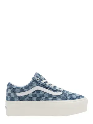 VANS Old Skool Stackform Woven Denim Sneakers - Blue