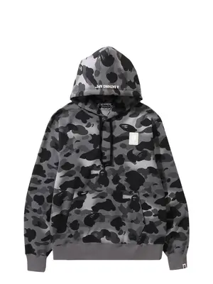 A BATHING APE Grid Camo Pullover Hoodie - Black