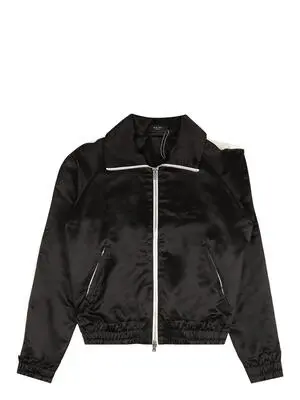 Amiri Satin Track Jacket - Black