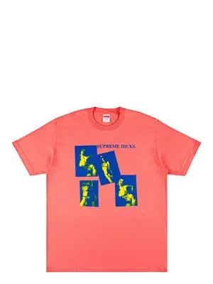 Supreme Dicks Tee 'bright Coral' Pink