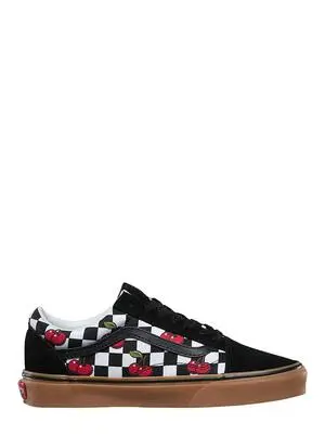 VANS Old Skool Cherry Checker Sneakers - Black