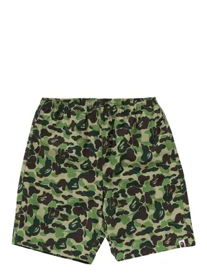 BAPE Abc Camo Beach Shorts - Green