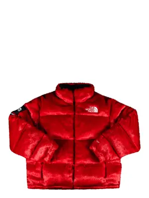 Supreme Supreme X The North Face Faux Fur Nuptse Jacket Red