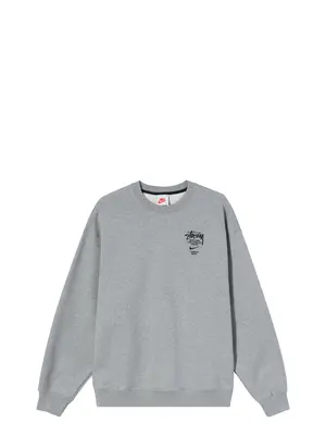 Nike X Stussy Nrg Zr Crew Fleece - Grey