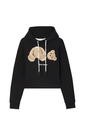 Palm Angels Bear Hoodie - Black