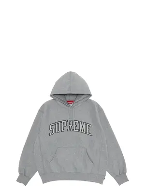 Supreme Glitter Arc Hooded Sweatshirt - Grey