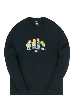 Kith For The Simpsons Bullies Long-sleeve Tee - Black