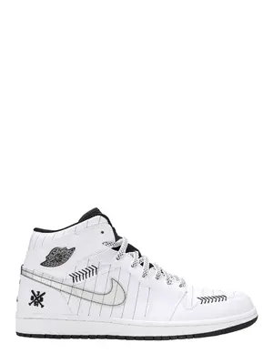 JORDAN 1 Retro 'barons Home' Sneakers - White