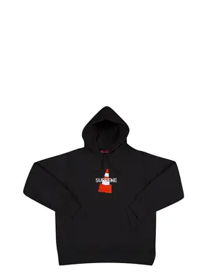 Supreme Cone Hooded Sweatshirt - Black