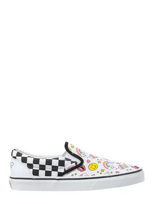 VANS Flour Shop X Classic Slip-on Icons Checkerboard - White