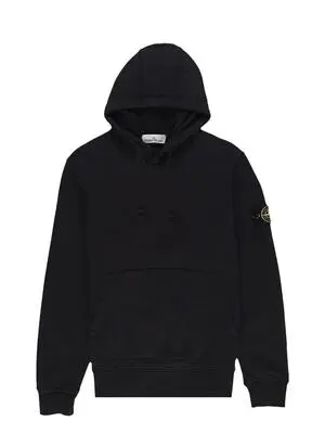 Stone Island Hooded Sweatshirt - Black