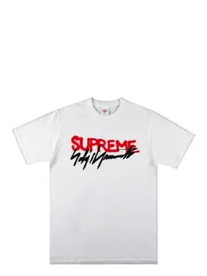 Supreme X Yohji Yamamoto Logo Tee 'white' White