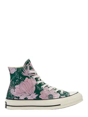 CONVERSE Chuck 70 High Vintage Floral Sneakers - Black