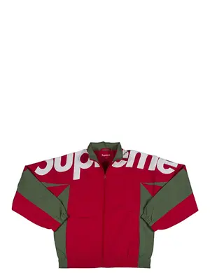 Supreme Shoulder Logo Track Jacket - Red