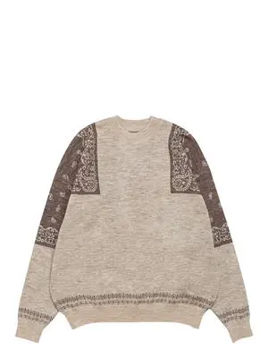 Rhude Bandana Knit Crewneck - Multicolor