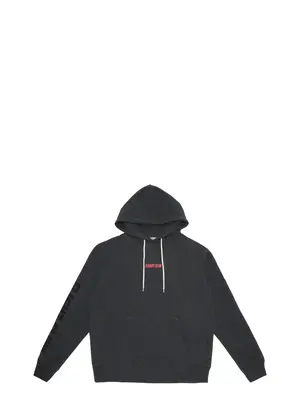 FLIGHT CLUB Oversized Logo Hoodie - Grey