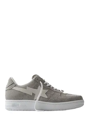A BATHING APE Solebox X Bapesta 'Light Grey Line Camo' Sneaker Grey