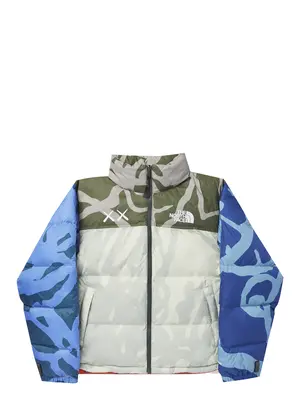 The North Face X Kaws Retro 1996 Nuptse Jacket - Cream
